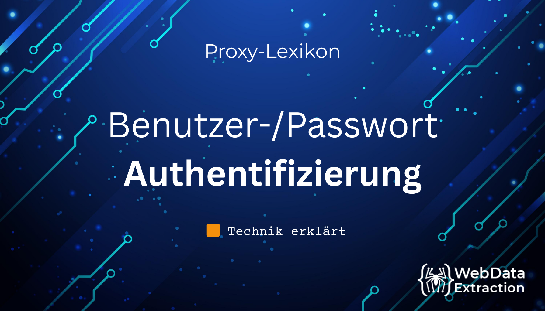 Benutzername und Passwort Auth – Proxy-Zugang erklärt